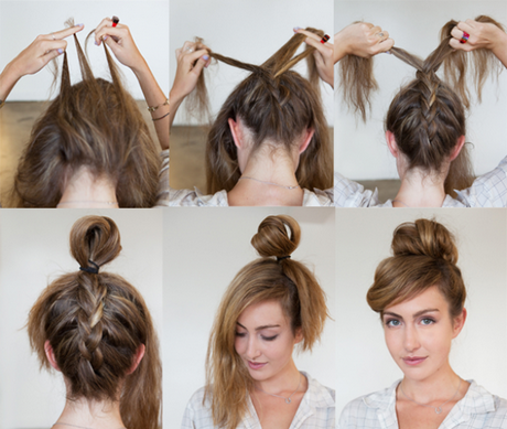 Kort haar opsteken makkelijk